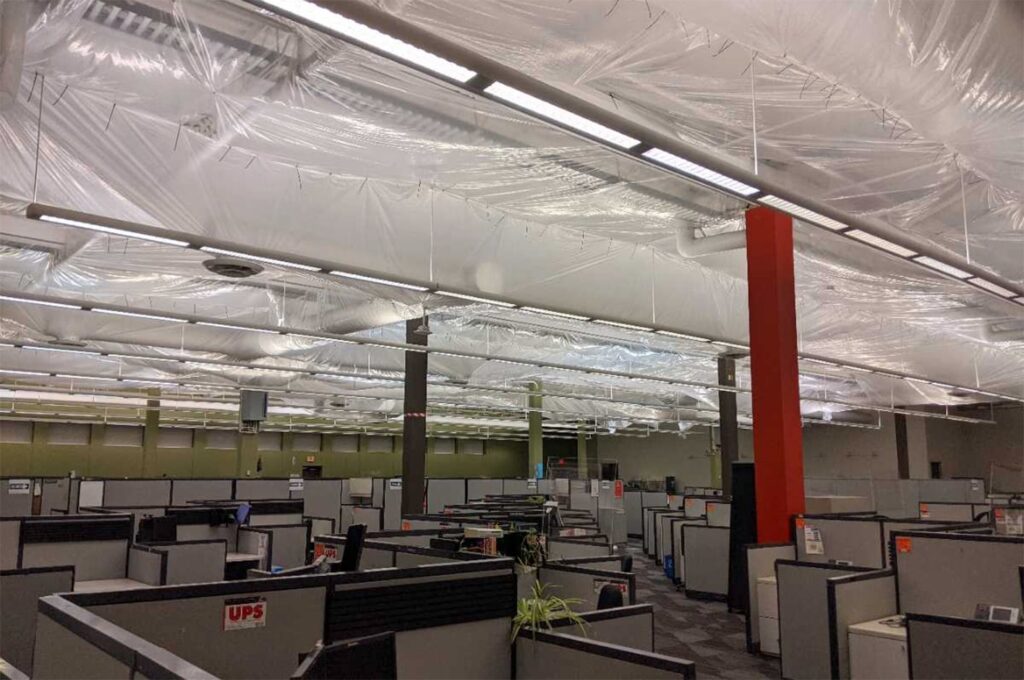 Interior Tarp Protection - True Services Inc.